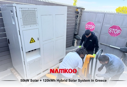 50kW 100kWh Solar System Projects for Greek Villas